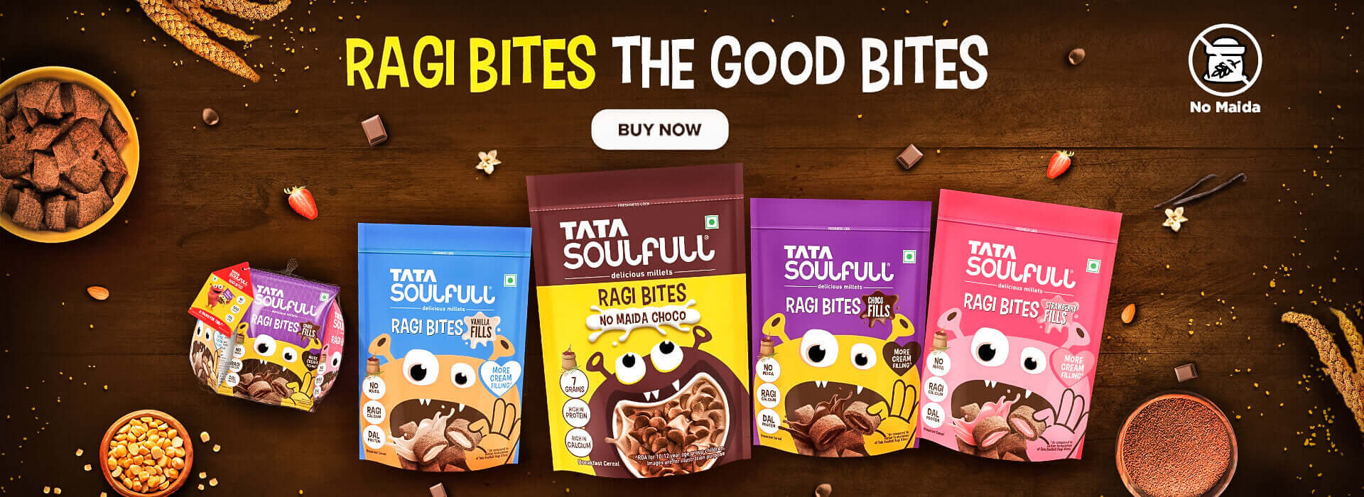 Shop for Tasty and Healthy Millet based Snacks and Cereal Online | Sou ...